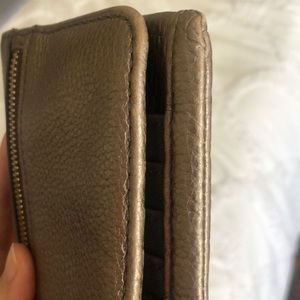 Fossil | Bags | Fossil Golden Long Wallet | Poshmark